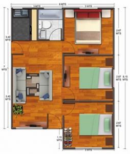 48 MTS/2 – CASAS PREFABRICADAS